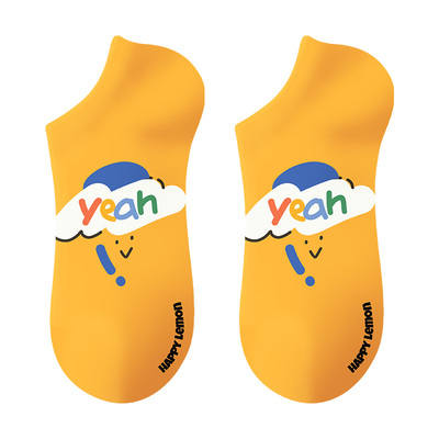 可爱卡通萌趣短袜女夏季薄款