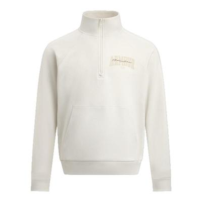 安德玛官方UA秋冬EF男子抓绒运动休闲1/4拉链卫衣6010179