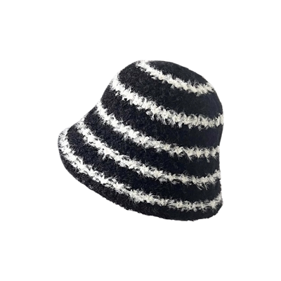 针织帽盆帽可调节保暖冬季韩版