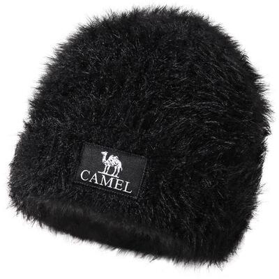 骆驼针织帽防寒护耳加厚保暖