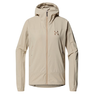 Haglöfs火柴棍Rosson Softshell Hood户外运动徒步软壳女子外套