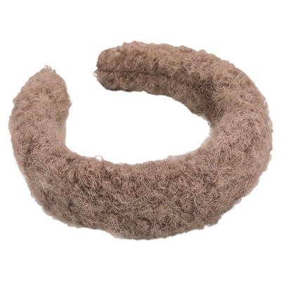 韩国秋冬高级感羊羔毛绒发箍