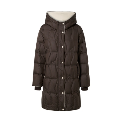 ELSEWHERE珂思白鹅绒长款羽绒服