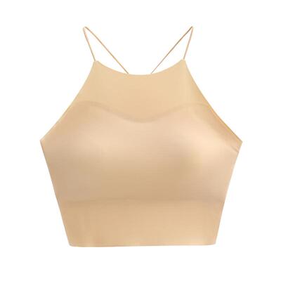 吊带女抹胸背心带胸垫夏肚兜美背