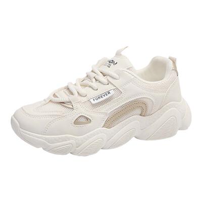 杨幂同款踩屎感真皮老爹鞋女