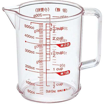 日本进口asvel刻度量杯耐热