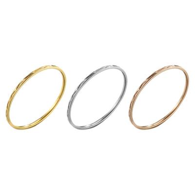 镀金菱形光圈戒指日韩