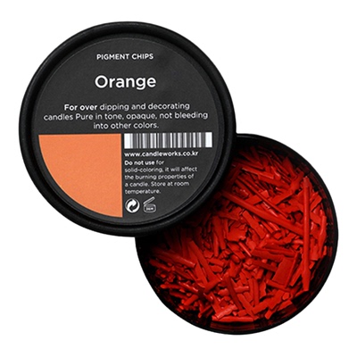 香薰蜡烛固体颜料橙色Orange