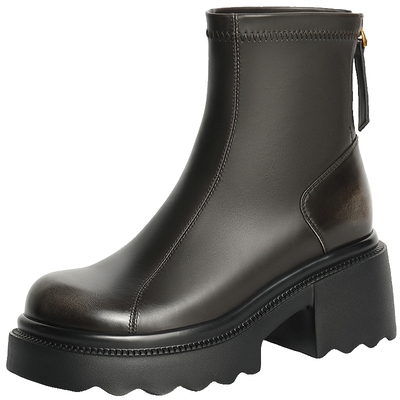 百丽时装靴女24冬季新款