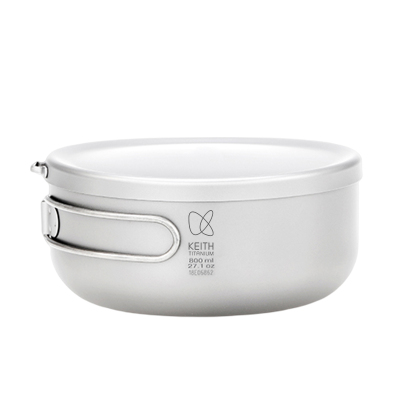 铠斯纯钛便当盒通勤户外带餐盒