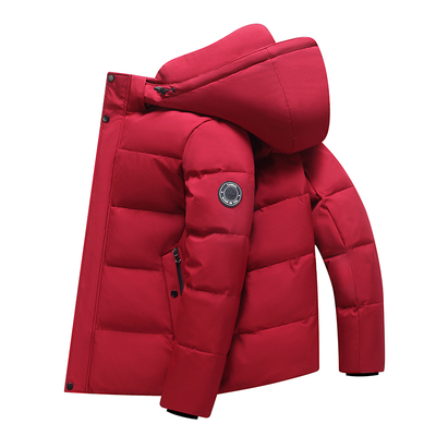2025冬季加厚大码中年羽绒服男