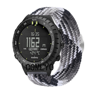 适用松拓核心Suunto CORE ESSENTIAL 表带尼龙运动透气排汗腕带