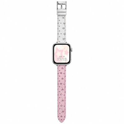 靓戴苹果iwatchs12表带星星扣皮