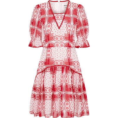 BORAAKSU爱心印花连衣裙