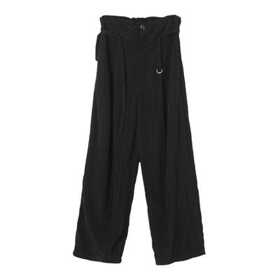 西町村屋遮肉显瘦萝卜裤女装夏季新款休闲宽松高腰裤子XX9B10012