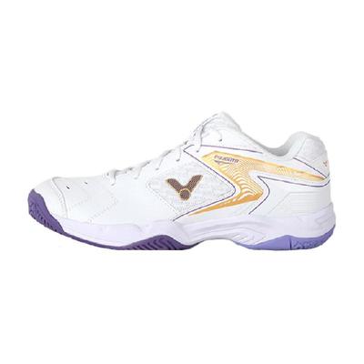 威克多防滑减震宽楦设计羽毛球鞋