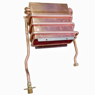 燃气热水器通用型无氧铜水箱/热交换器配件10升/12升长四排短四排