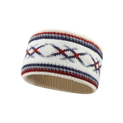 费尔岛风宽边针织发带男女同款