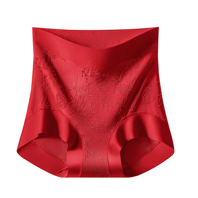 好宠红色内裤女本命年国风高腰