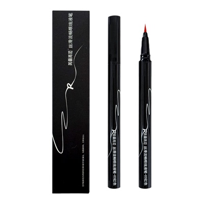 儿童舞台妆眼线笔红色白色防水
