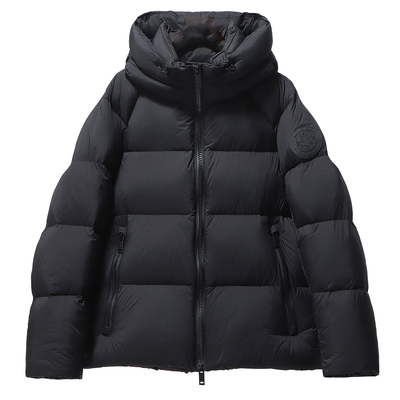 90白鸭绒泡芙羽绒服加厚连帽短款