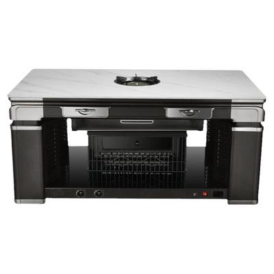 富满家气电两用茶几天然气烤火炉