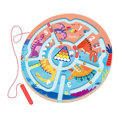 SAALIN莎林磁性轨道迷宫儿童