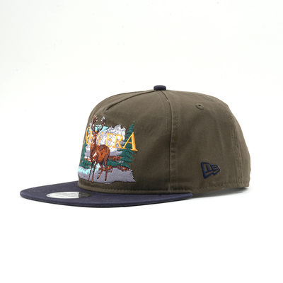 韩国代购NEWERA GOLFER OUTDOOR ANIMAL纽亦华户外平沿棒球帽双拼