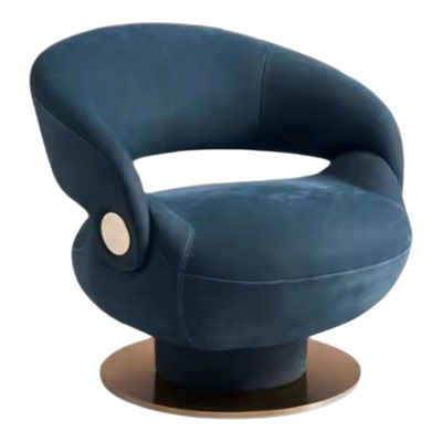 意式沙发椅服装店设计师圆形旋转