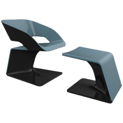 Ora Gami Chair北欧创新设计师简约趣味空间美化玻璃钢镂空休闲椅