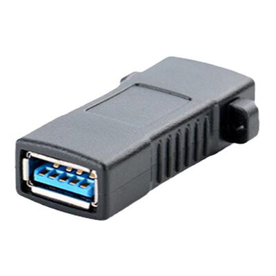 USB3.0母对母数据延长充电转接头