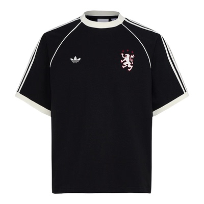 Adidas/阿迪达斯正品BLK T-SHIRT三条纹男士经典运动短袖KY2197