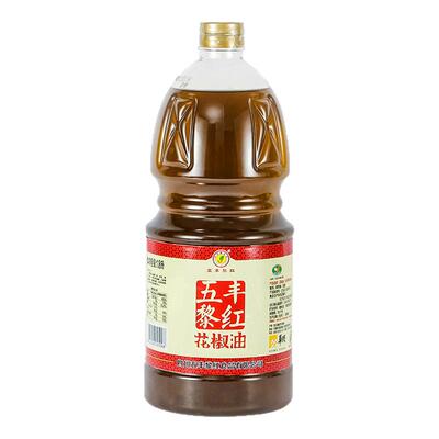 五丰黎红花椒油2.5L藤椒油麻椒油汉源花椒麻香凉拌菜调味料商用