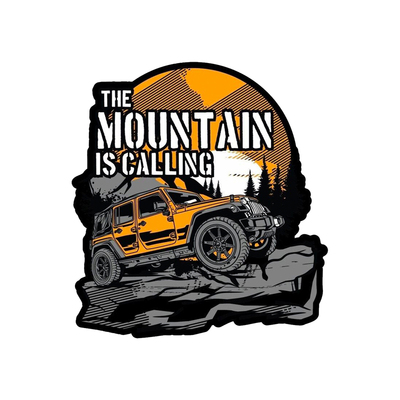 大山在呼唤越野车防水车身贴