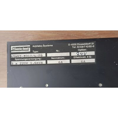 KOLLMORGEN SEIDEL  65WKSM3106PB  Servo Control