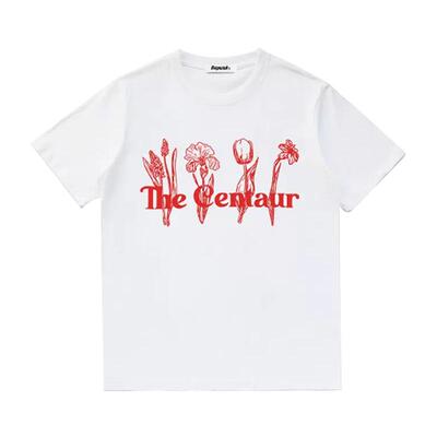 短袖通勤正常花朵印花