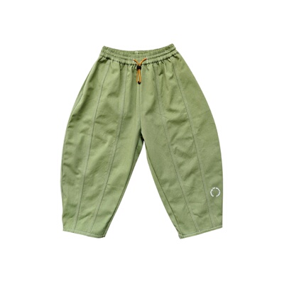 ppapa 现货两穿魔法儿童长裤工装宽松直筒休闲风衣料阔腿男童裤子