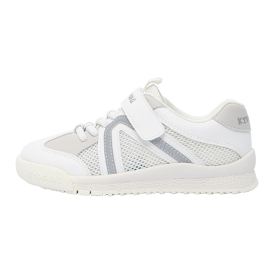 kidsing儿童板鞋春夏男女童中大童校园运动小白鞋网面休闲跑步鞋