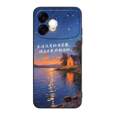 适用oppoa6spro唯美插画手机外壳