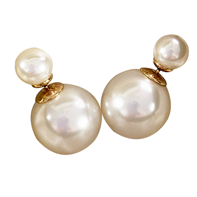 赵露思同款珍珠法式耳环