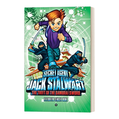 英文原版 Secret Agent Jack Stalwart Book 11 The Theft of the Samurai Sword Japan 秘密特工之日本篇 英文版 进口英语书籍