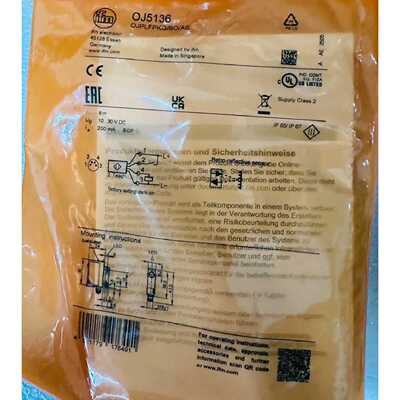 议价IFM 易福门 OJ5136 OJPLFPKG/SO/AS 激光传感器