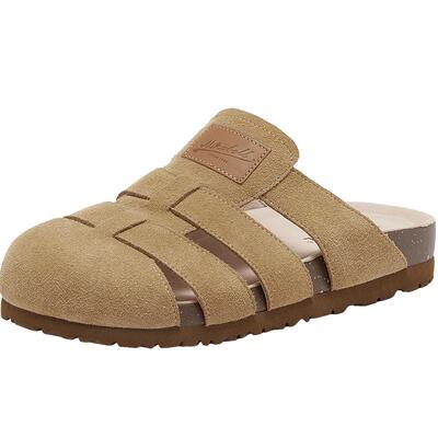 Mirabell2026夏新款复古勃肯拖鞋女包头罗马凉拖软底防滑B7L25BH6