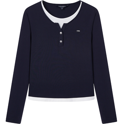 TeenieWeenie复古时髦撞色T恤