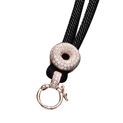 原创925纯银高档翡翠挂绳