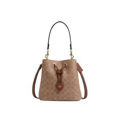 COACH/蔻驰官方 奥莱款女士ROWAN水桶包单肩斜挎手提包CBH07