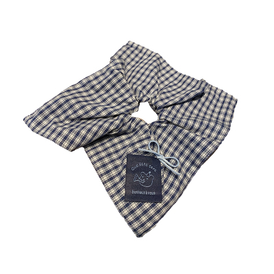 肥肠圈布艺日韩格纹发圈