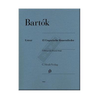 巴托克15首匈牙利农民歌曲钢琴