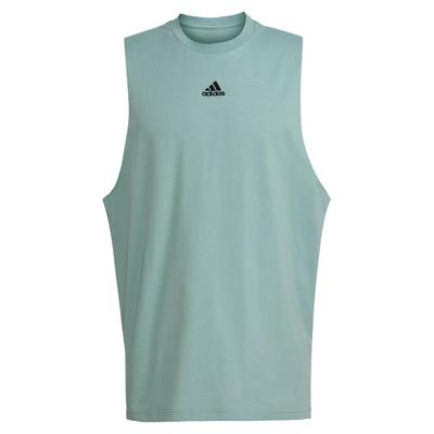 阿迪达斯男宽松无袖训练篮球T恤