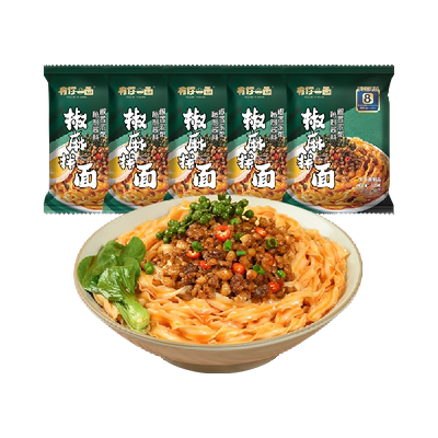 有你一面椒麻拌面135g×5袋